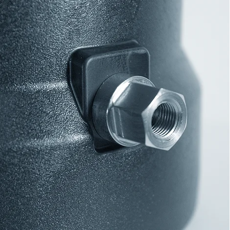 110/125 x 110mm Termination Fitting W/Test Port